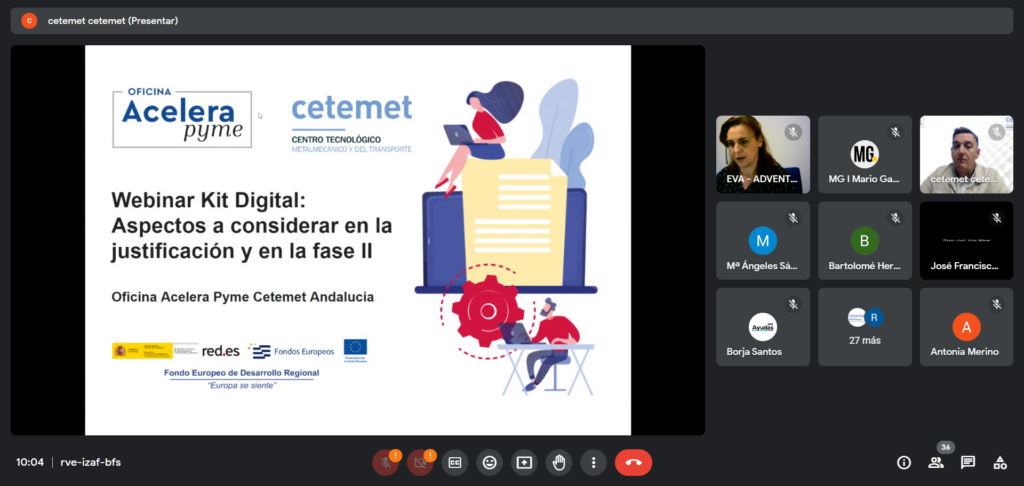 Exitoso Webinar "Kit Digital: Aspectos Clave en Justificación y Fase II" por la Oficina Acelera ...